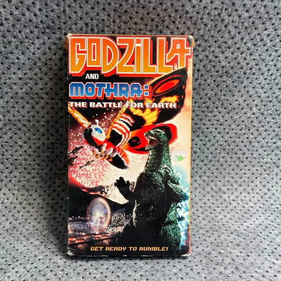 Tri Star | Media | Godzilla And Mothra The Battle For Earth Vhs Tape ...